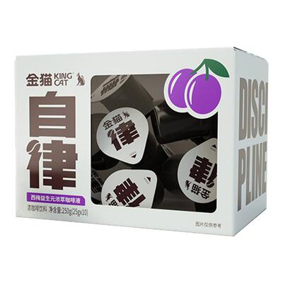 金猫咖啡西梅益生元浓萃咖啡液0脂咖啡浓缩液速溶咖啡液