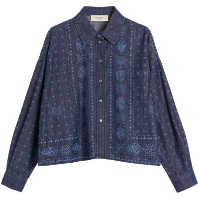 【甄选惠享】Weekend MaxMara 女装棉质牛仔衬衫5116015106