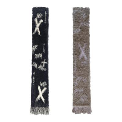 月亮浮士德貂毛围巾叛逆朋克涂鸦