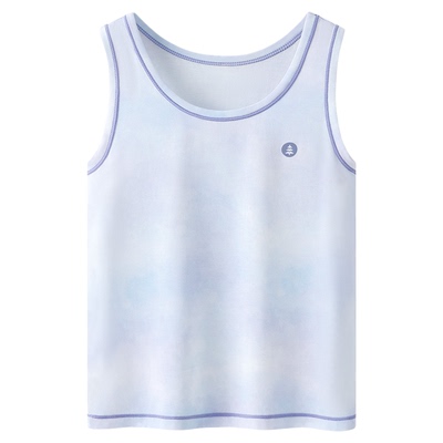 松山儿童奶滑莫代尔炫彩印花背心