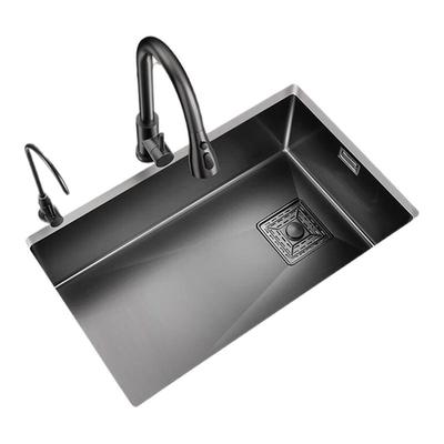 加厚304不锈钢厨房水槽大单槽