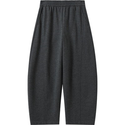 【羊毛】播倪妮同款休闲宽松香蕉裤女秋冬新款长裤BDS4KD3503