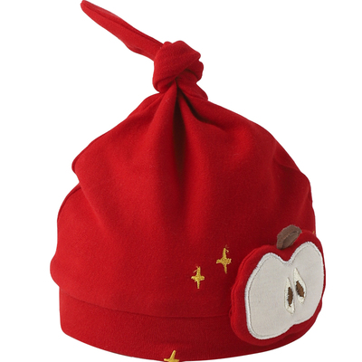 护卤门防风胎帽满月小月龄揪揪帽