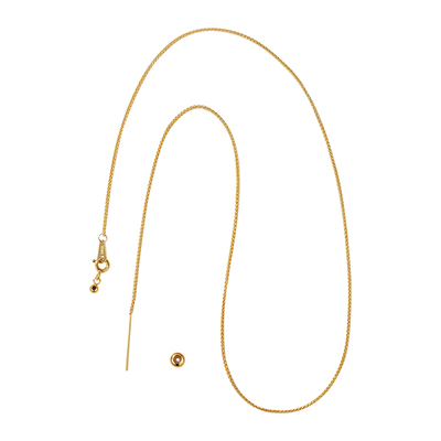 穿平安扣项链配链纯银吊坠链