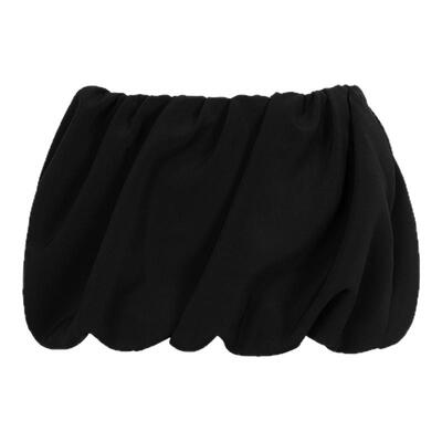 Unawares低腰褶皱泡泡mini短裙