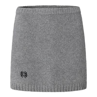 LEDIMWANG刺绣针织半身裙