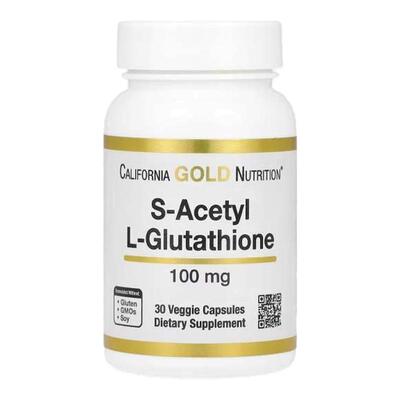 CGN美国加州黄金S乙酰L谷胱甘肽胶囊内服美白丸细胞健康透亮肌肤