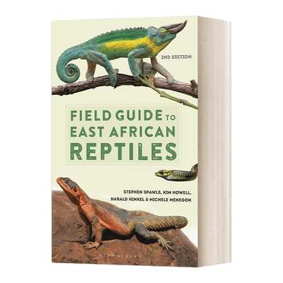 英文原版 Field Guide to East African Reptiles 东非爬行动物的户外指南 英文版 进口英语原版书籍