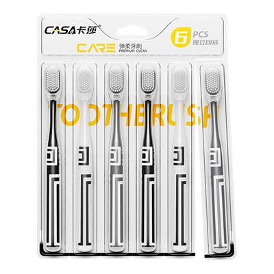 二合一牙刷中软毛男士专用两用双头刮舌苔刷清洁器去烟渍牙垢牙刷