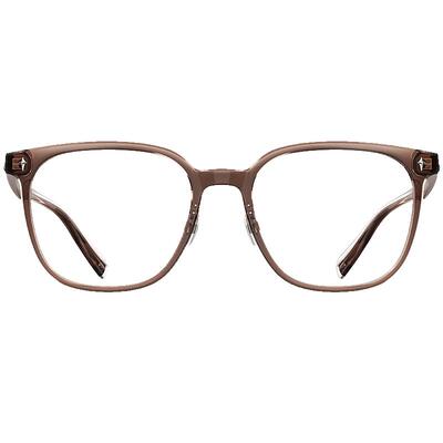 陌森防蓝光斯文半框眼镜女