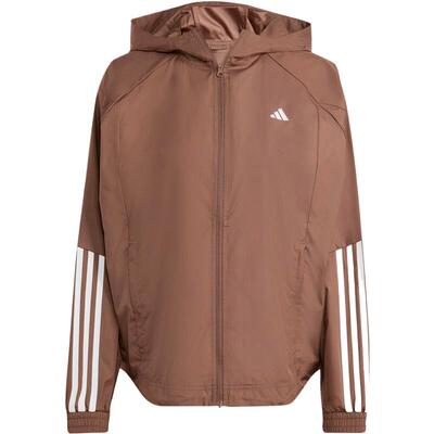 【自营】阿迪达斯女子HYGLM WINDB运动健身连帽夹克外套JX7381