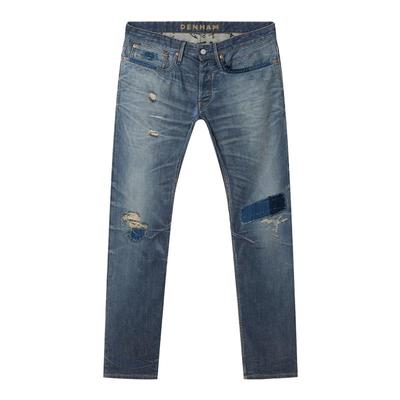 DENHAM男士直筒牛仔裤做旧