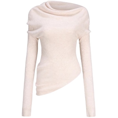 IFBYLAND不对称斜肩T恤