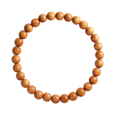 天然桃木手串本命年转运珠