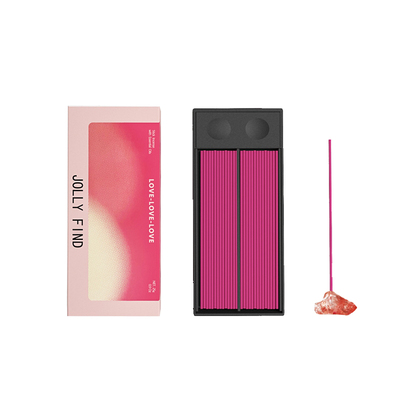 JOLLY FIND天然晶石线香檀香香薰家用室内除臭助眠安神送礼礼盒