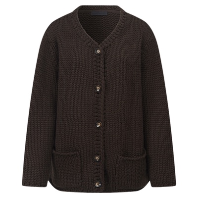 Chelsea and Walker博主推荐复古日系粗针毛衣开衫美拉德针织外套