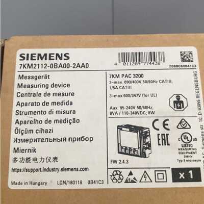 议价西门子7KM2112-0BA00-3AA0PAC3200多功能测量仪7KM21120BA002