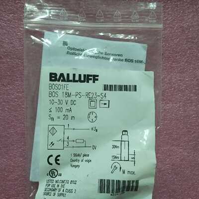 议价原装全新BALLUFF巴鲁夫BOS 18M-PS-RE23-S4 BOS01FE 现货
