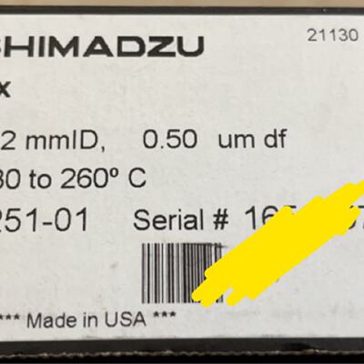 议价岛津气相色谱柱227-36251-01 SH-Stabilwax 30m*0.32mm*0.50u