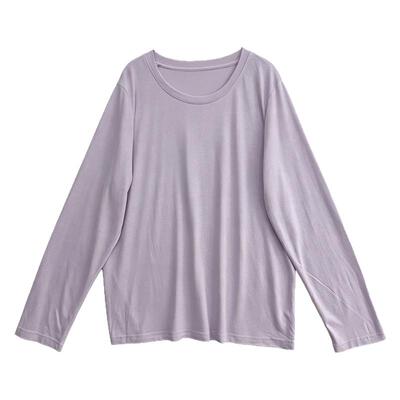 ENE莱赛尔舒适极简T恤女夏微透
