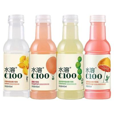 水溶C100血橙味445ml*15瓶整箱装