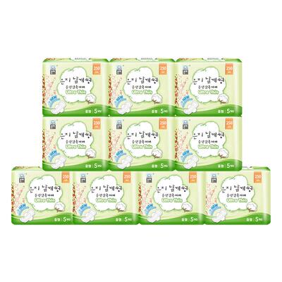 恩芝韩国进口超薄透气日用40片