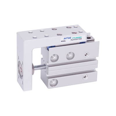 亚德客滑台HLH6/10X5X10X15X20X25X30X40X50X60S精密导轨小型气缸