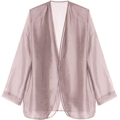 COCOBELLA微透视双层设计西装