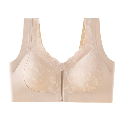 新款中国风乳腺术后义乳文胸背心式假乳房女切除后专用前拉链内衣