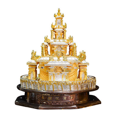 室内家用坛城铜摆件桌面