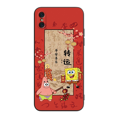 适用于苹果xs超好看氛围硅胶外壳