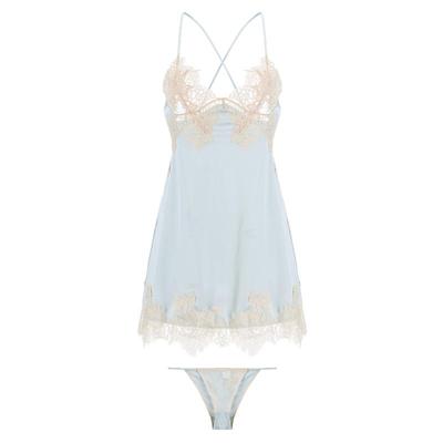 性感夏季火辣冰丝吊带睡衣