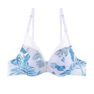 蕾丝边防下垂调整型文胸套装