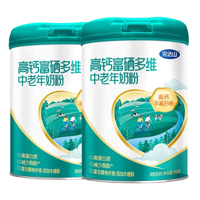 完达山高钙富硒多维中老年*2罐