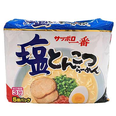 日本札幌一番豚骨盐味速食泡面
