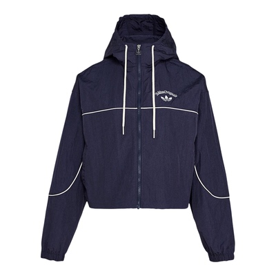 Adidas/阿迪达斯正品三叶草女士时尚休闲轻薄连帽外套KT3055