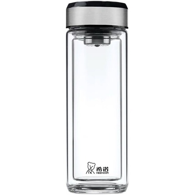 希诺双层玻璃xn-6710便携水杯