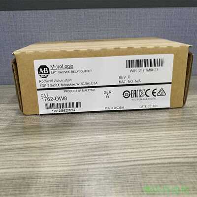 议价1762-OW8 美国 AB Micrologix1400 1762OW8全新 原装 现货