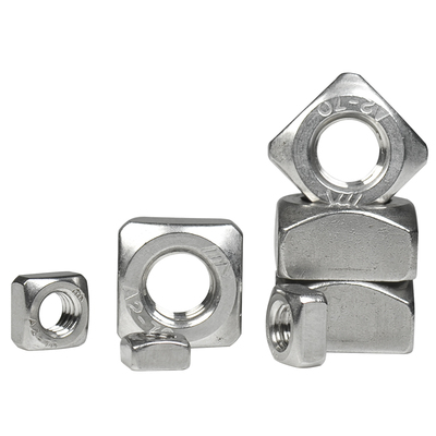 304不锈钢四方螺母M3M4M6M8M10