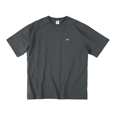 新疆棉短袖刺绣廓形圆领