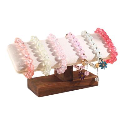 手链展示架复古胡桃木手串展示架
