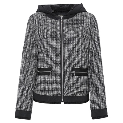 【商场同款】莱芙艾迪儿白鸭绒轻薄短款连帽羽绒服外套1E4Y58258