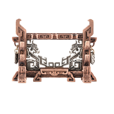 琢匠全铜大玩家桌面武器架摆件