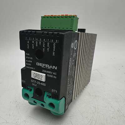 GEFRAN GTF-25-480-0-0-0-0 Single Phase Power Controller 1-B-