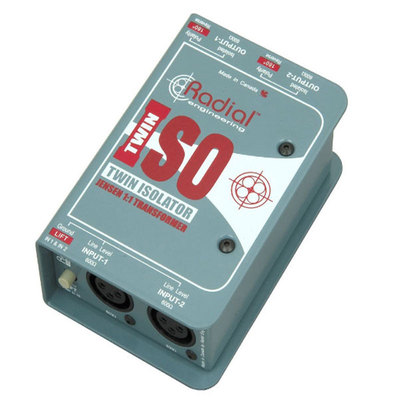 Radial音频隔离器变压器