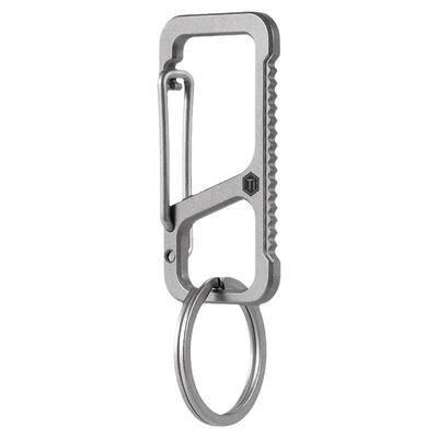 酷友CooYoo KM06 钛合金快挂钥匙扣男士户外汽车挂环简约款挂钩