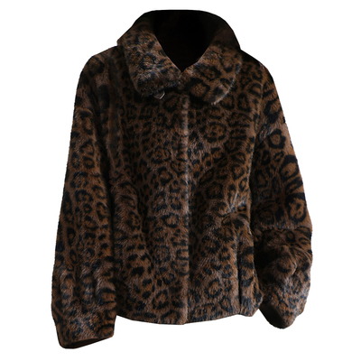 品牌仿貂水毛毛环保皮草外套