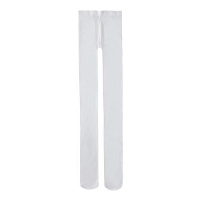 甜美蝴蝶结白丝袜交叉绑带连裤袜