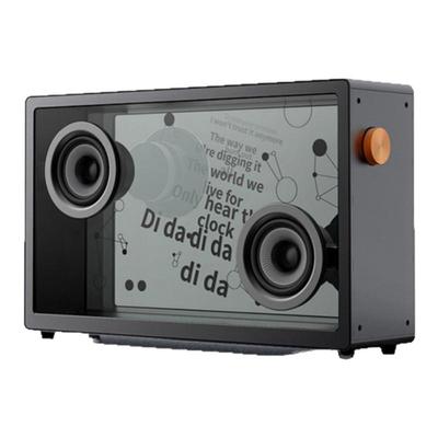 蓝牙音响显示歌词无线字幕音箱客厅氛围复古桌面家用透明K歌音箱