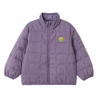 papa秋冬季儿童棉服外套轻薄保暖